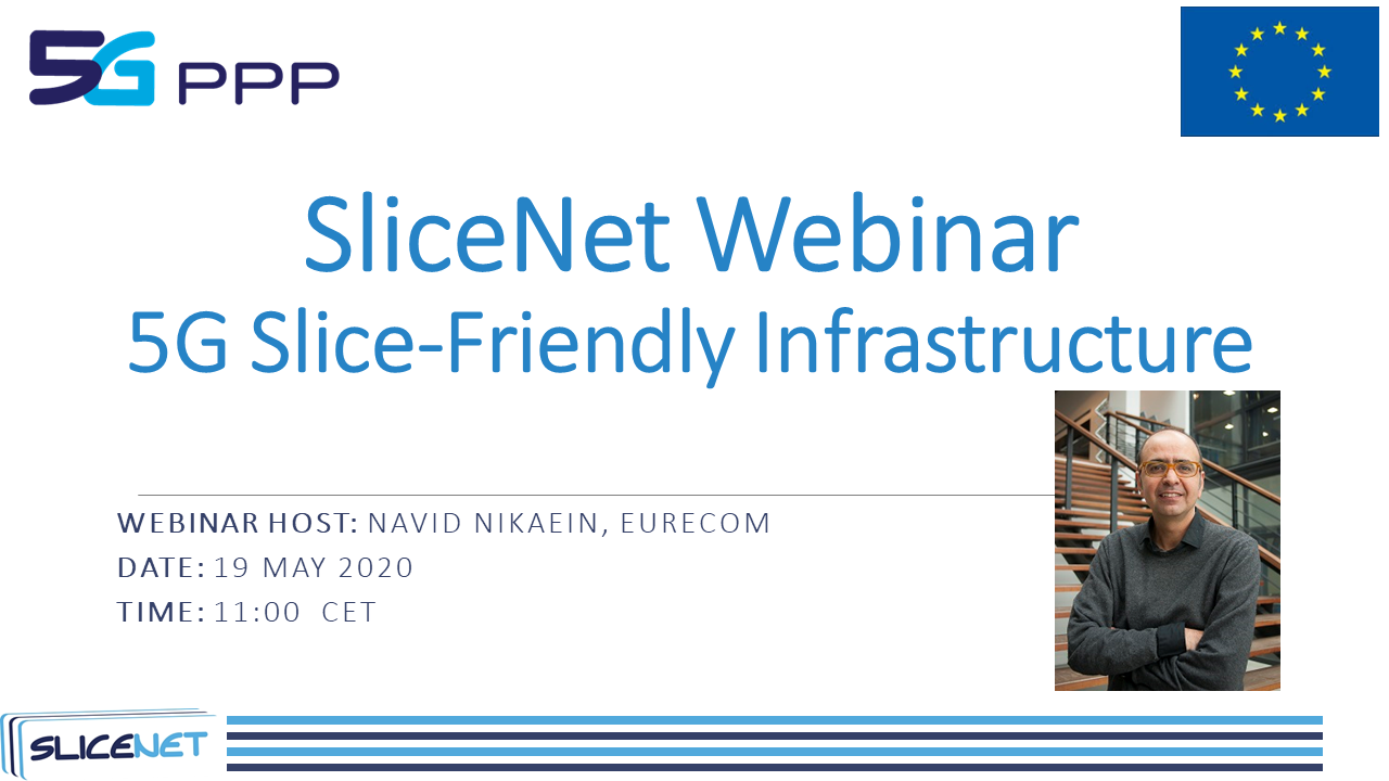 SliceNet 5G Webinar on 5G Integrated Multi-Domain Slicing Friendly Infrastructure – SLICENET